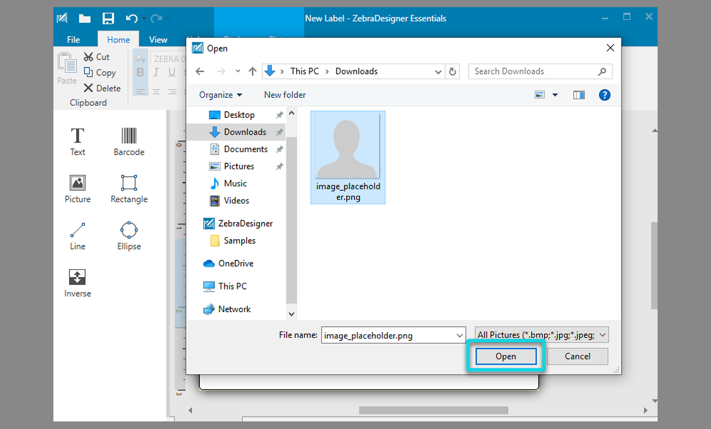 Zebra Printing: How do I set up my ZPL file to print images?